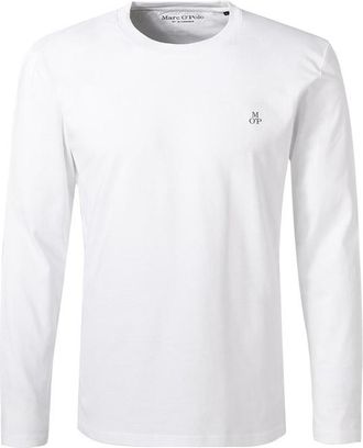 Marc O'Polo Herren Longsleeve wei&szlig;