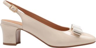 Ferragamo Femme, Chaussures, Beige, Taille: 39 EU Vetty 55 Slingback