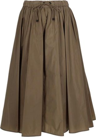 Max Mara Femme, Jupes, Brun, Taille: 36 FR Mxmlonza Midi Skirt