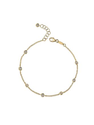 Fascination by Ellen K Armband 375/- Gelbgold Zirkonia