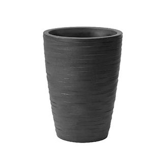 Nicoli Runder Blumentopf TYLUS Elegance Ø30 H 40 anthrazit