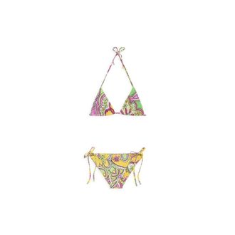 Maliparmi Maliparmi - Hippie Lotus Bikini - Femme - Maillots de bain - Multicolore - Taille: 40 FR
