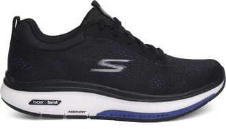 Skechers Herren 216244 BKBL Sneaker, Black and Blue Textile/Synthetic, 41 EU