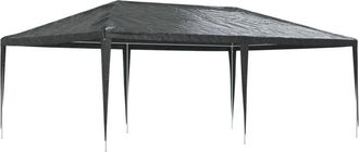 vidaXL Tente de r&eacute;ception professionnelle 4x6 m Anthracite 90 g/m&sup2; Vidaxl