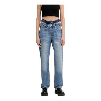 Karl Lagerfeld Jean Droit - Femme - Jeans - Bleu - Taille: W27 L32