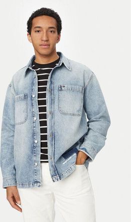 Tommy Jeans Jeanshemd DM0DM23269 Blau Relaxed Fit