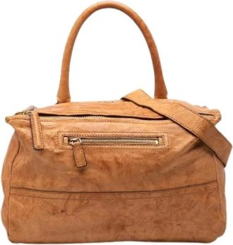 Givenchy Pre-owned Pandora Satchel - Femme - Pre-owned - Brun - Taille: ONE Size