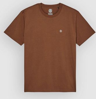 Element Icon Embroidery T-Shirt sepia