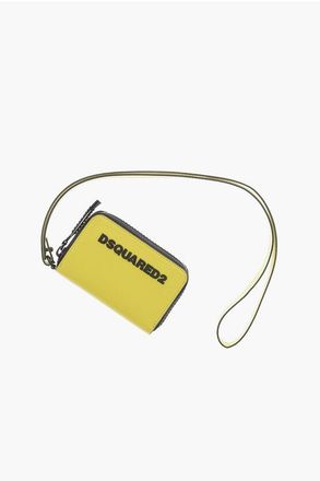 Dsquared2 Leather Card Holder with Embossed Logo size One Size