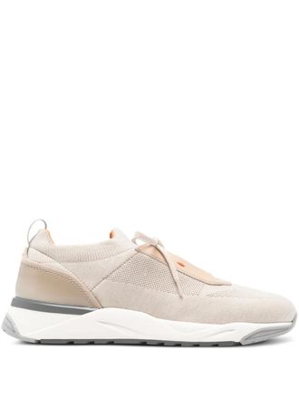 Santoni Debts Sneakers - Nude