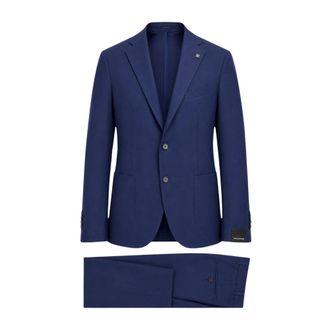 Tagliatore Einreihiger Anzug - - Suits - Herren - Blau - S