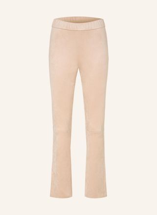 Juvia Hose Filiz In Lederoptik beige