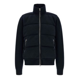 Tom Ford Homme, Pulls, Bleu, Taille: L Veste matelass&eacute;e en maille