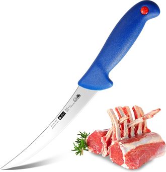 Plys Ausbeinmesser Profi Messer, 6.5 Zoll Fleischmesser Extrem Scharf, Schlachtermesser mit für Outdoor, Fleisch und BBQ