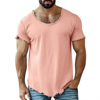 Generic Chemise en coton et lin pour homme - Chemisier dentra&icirc;nement en coton et station d&eacute;t&eacute; pour homme - D&eacute;bardeur sans manches en coton respirant et confor