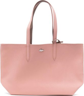 Lacoste sac cabas Anna &agrave; design r&eacute;versible - Rose