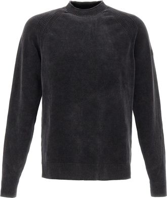 Roberto Ricci Design Pull Velvet Techno Wash - Homme - Pulls - Noir - Taille: S
