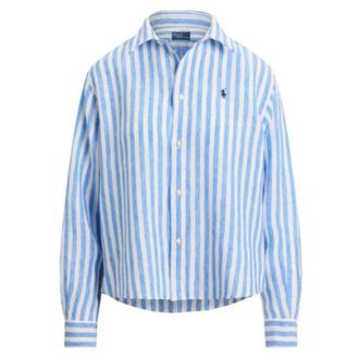 Ralph Lauren Femme, Blouses et Chemises, Multicolore, Taille: 40 FR Ralph Lauren Chemises White