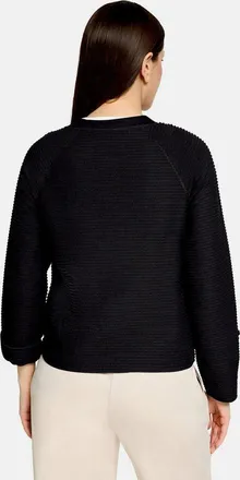 Betty Barclay Sweatjacke Damen mit Rippenstruktur