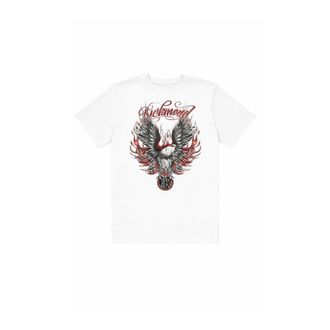 John Richmond Homme, Tops, Blanc, Taille: M T-shirt Graphique Iconique