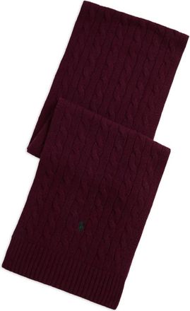 Polo Ralph Lauren écharpe en maille torsadée - Rouge