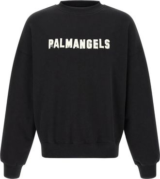 Palm Angels Palm Hills SweaT-shirt - Homme - Sweatshirts et sweats &agrave; capuche - Noir - Taille: M