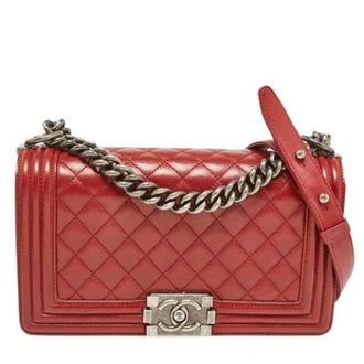 Chanel Sac bandouli&egrave;re vintage Pre-owned - Femme - Pre-owned - Rouge - Taille: ONE Size