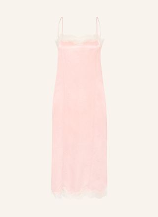 Arket Arket Satinkleid Mit Spitze rosa