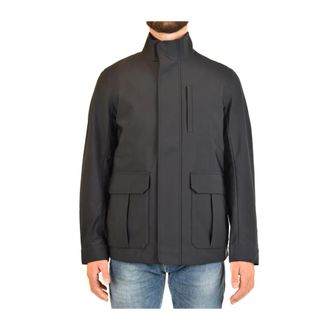 Emporio Armani Leichte Jacke - - Jackets - Herren - Schwarzk - L