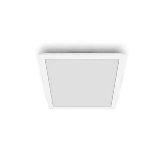 Philips Plafonnier carré à panneau LED SceneSwitch à intensité variable, 3 ambiances différentes, blanc chaud, 12W. pour léclairage intérieur, le salon et la 