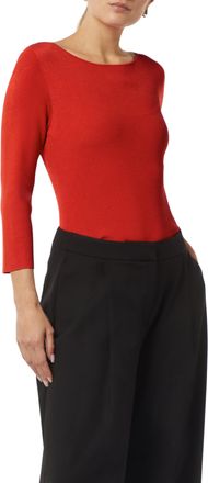 Comma Schmaler Strickpullover mit 3/4-Arm