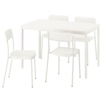 IKEA VIHALS / VIHALS Tisch und 4 St&uuml;hle