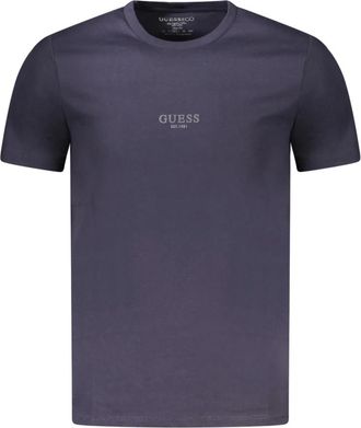 Guess Homme, Tops, Bleu, Taille: XL Short Sleeve T-Shirt