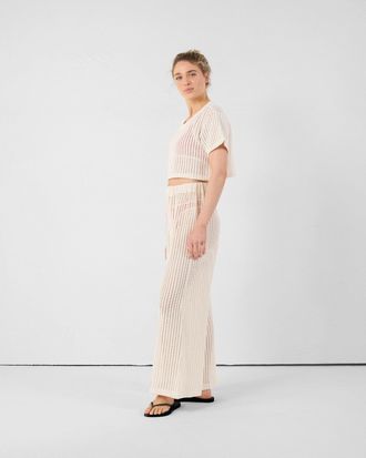 Jott Pantalon en maille de coton Naturel Virginia - Taille XS