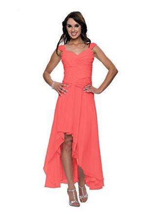 Astrapahl Robe - Cocktail - Sans Manche -Rose - Rosa (Watermelon) -38 EU