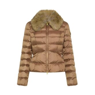 Peuterey Daunenjacke mit Rei&szlig;verschluss - - Jackets - Damen - Braun - M