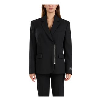 Msgm Klassische Jacke aus Wollmischung - - Jackets - Damen - Schwarzk - M