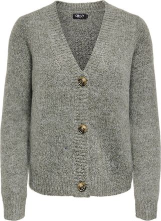 Only Damen Onlzoey L/S Regular Cardigan KNT Noos Strickjacke, Kalamata, XXL