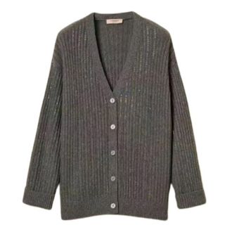 Twinset Gilets Twin-set - Femme - Pulls - Gris - Taille: 36 FR