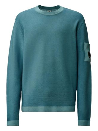 C.P. Company sweat à détail verre de lunette signature - Bleu