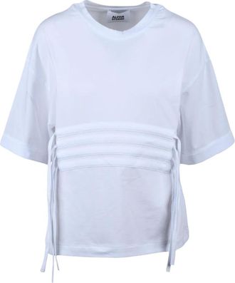 Alpha Studio Femme, Tops, Blanc, Taille: 38 FR T-Shirt