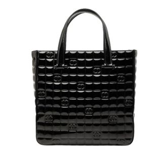 Chanel Pre-owned Vintage Patent Leather Tote - - Pre-owned - Damen - Schwarzk - ONE SIZE