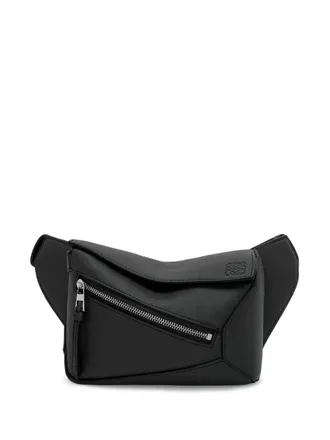 Loewe mini sac banane Puzzle - Noir