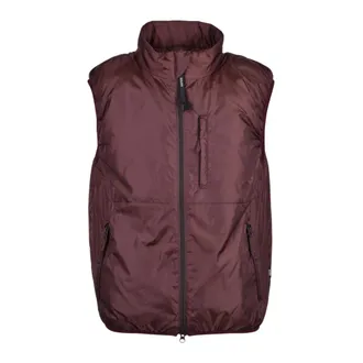 Aspesi Homme, Vestes, Rouge, Taille: S Gilet en Nylon