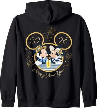 Disney Mickey & Minnie Happy New Year 2026 Cruise Vacation Kapuzenjacke