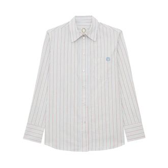 Ines De La Fressange Maureen Shirt - Femme - Blouses et Chemises - Gris - Taille: 42 FR