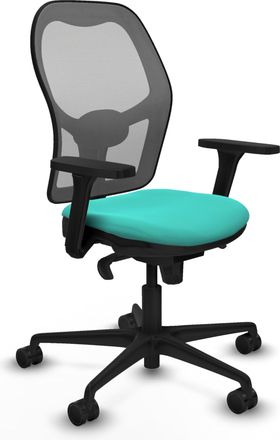 Piqueras y Crespo Isomalla Jorquera Stuhl mit 3D-Armen, h&ouml;henverstellbare Lendenwirbelst&uuml;tze, ausgestattet mit 5 Positionen und injiziertem Schaum. Mit Rollen von 65 mm