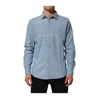 Deperlu Homme, Chemises, Bleu, Taille: XL Nelson Denim Shirt