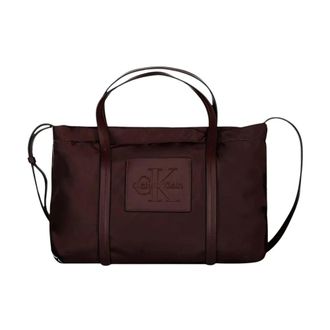 Calvin Klein Shopper Tote - Femme - Sacs - Rouge - Taille: ONE Size