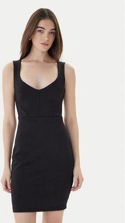 Guess Coctailkleid W3YK26 K9UN2 Schwarz Slim Fit